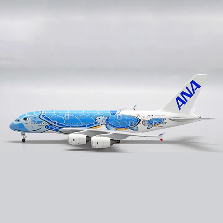 1:500 Scale A380 Planes Model Airplanes ANA Japan Green Blue Orange ...