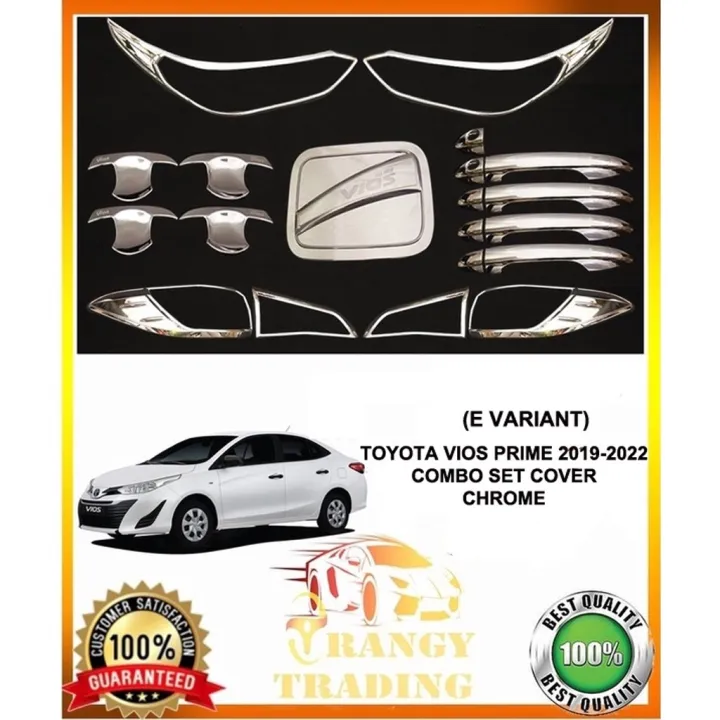 Toyota Vios 2019 to 2022 Prime E / XLE / XE Garnish Combo set cover ...