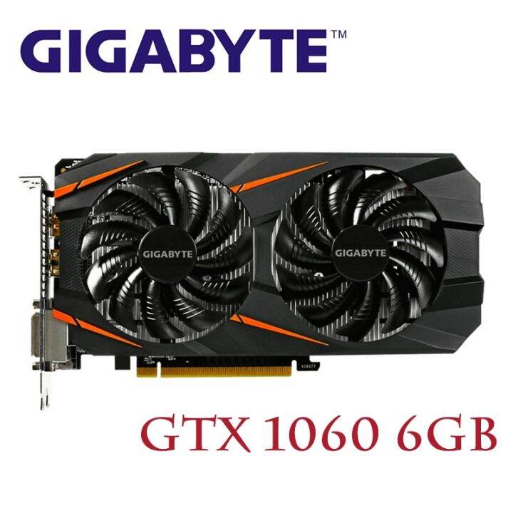 1 GIGABYTE GTX1060 6GB Video Card GPU Map For Nvidia Geforce Original ...