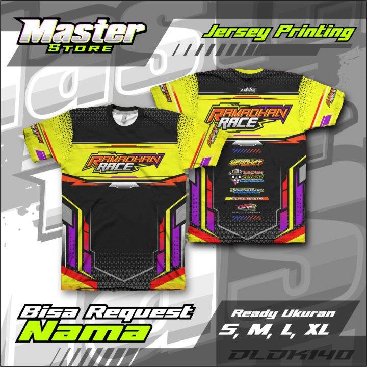 New Kaos Jersey Racing RAMADHAN RACE Bahan Premium Desain Keren Trendy ...
