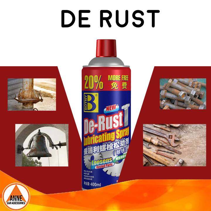 De-rust Lubricating Spray Rust Remover Metal Parts Household Hub Screw ...