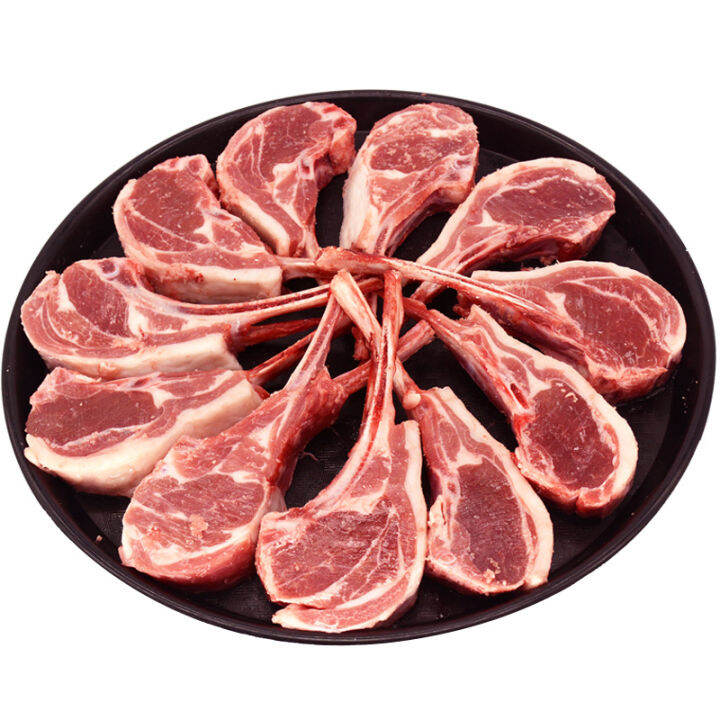 Fresh French lamb chops, lamb chops, small cuts, lamb chops, 12 ribs ...