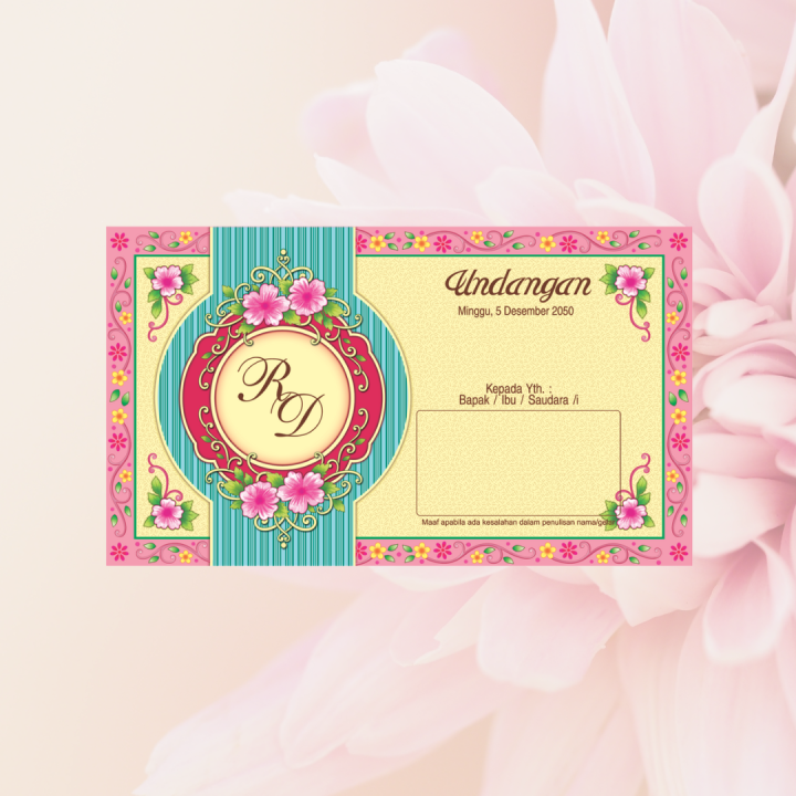 Blangko Undangan Kosong Pernikahan Erba Kartu BLANKO Simple 88202 ...