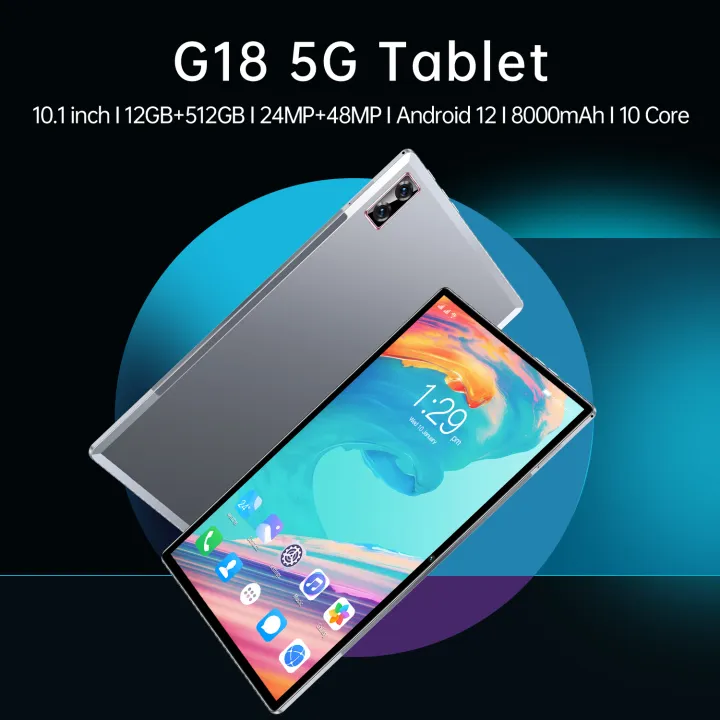 Cheap Android Tablet G18 10.1 Inch 4G 5G WiFi Network 12core Dual SIM ...
