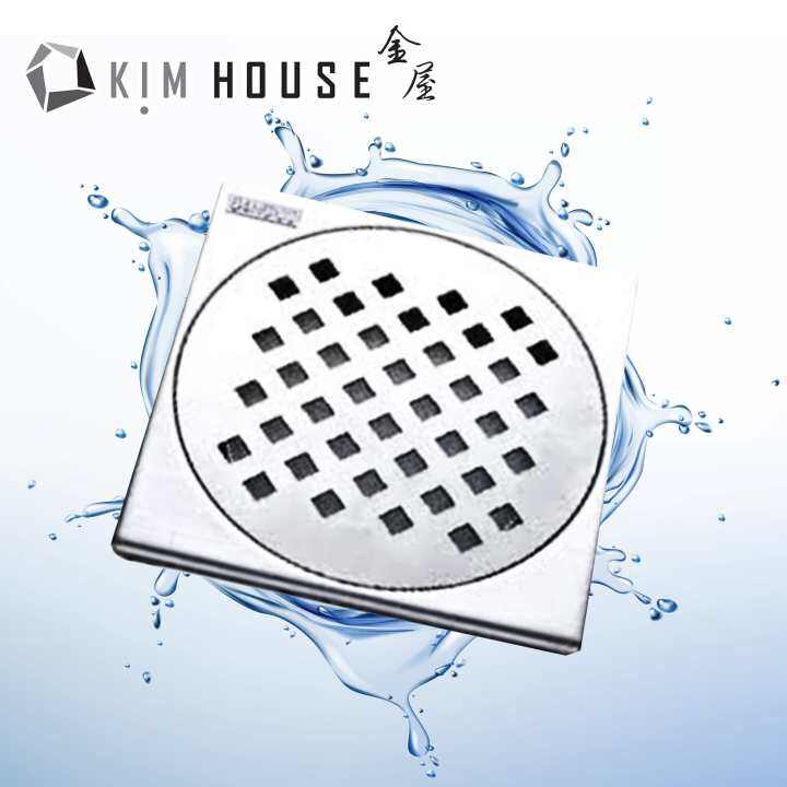 Sansico 15CM Diamond Round Floor Trap | Bathroom Kitchen Floor Drain ...