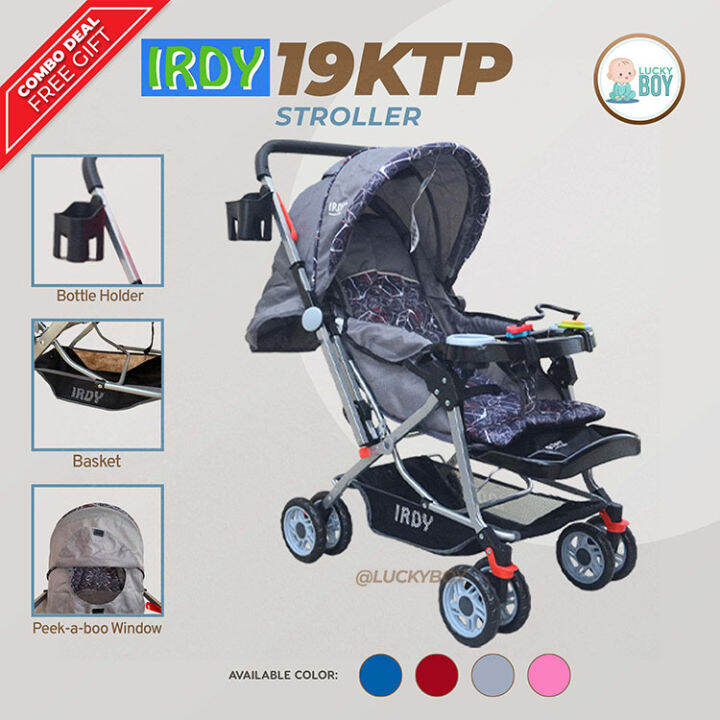 Irdy 3-way 19ktp Reversible Stroller for baby - Grey | Lazada PH