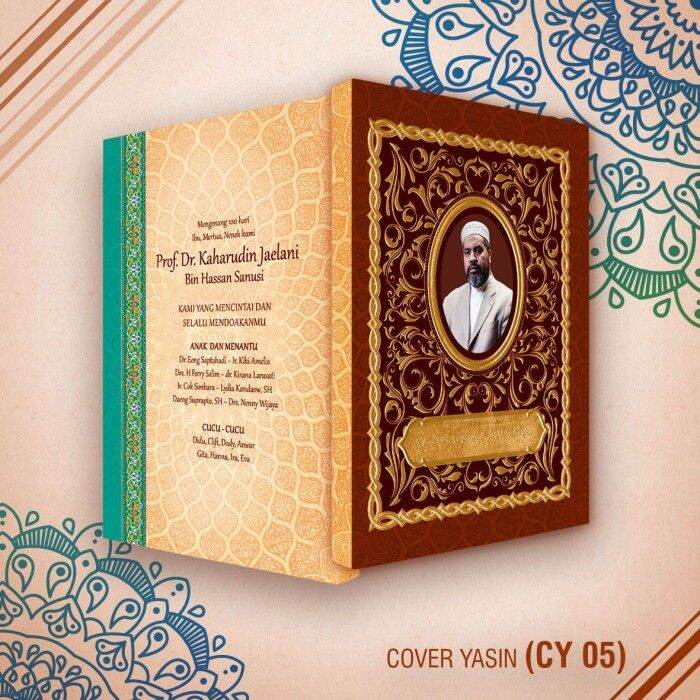 Cover Buku Yasin code CY 05 / laki-laki / pria | Lazada Indonesia