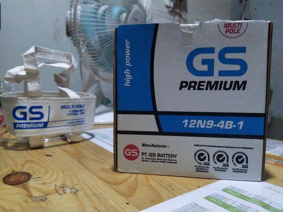 AKI MOTOR SUZUKI THUNDER AKI MOTOR GS ASTRA ASLI ORIGINAL AKI BASAH 9 ...