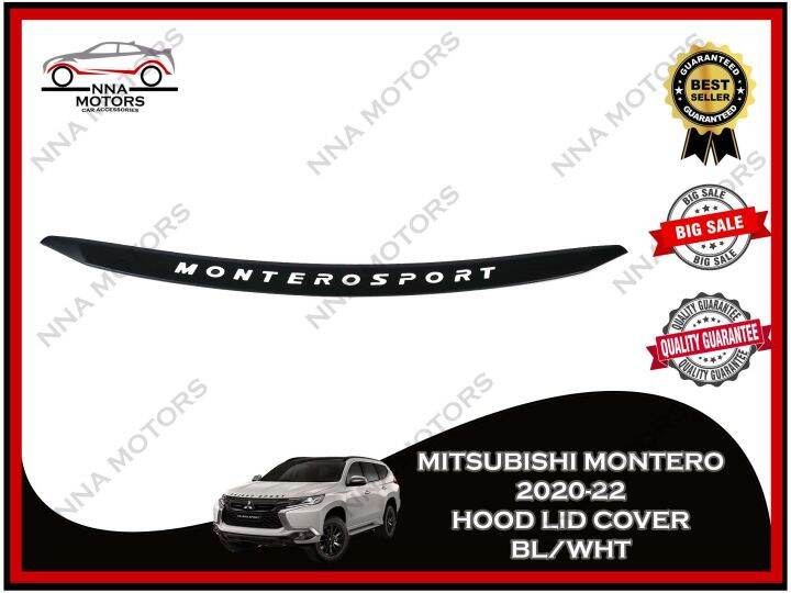 MITSUBISHI MONTERO 2020 2021 2022 Bonnet Guard Hood Lid Cover Logo Hood ...