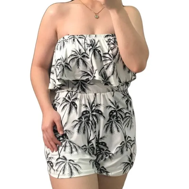 Tube Ruffles Romper Jumpsuit(Jumper Rumper) | Lazada PH