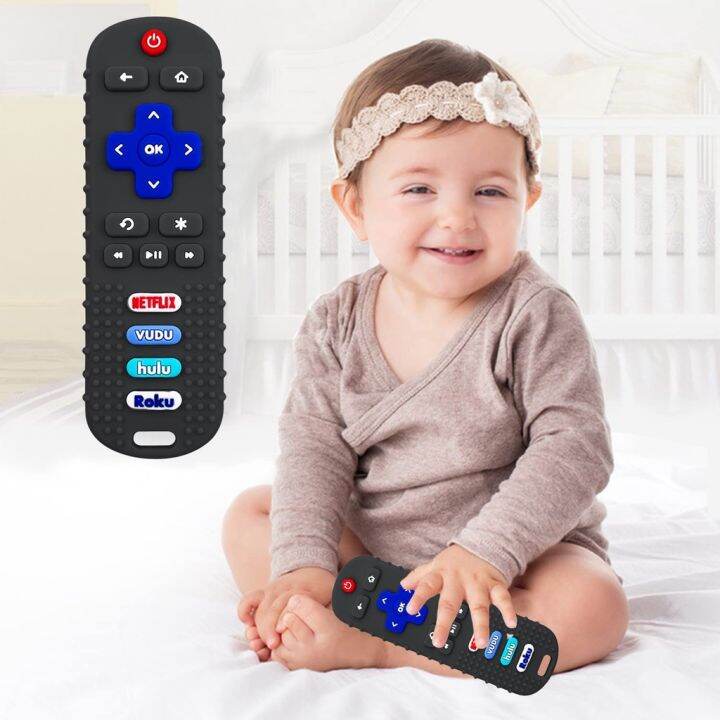 Silicone baby teething toy TV remote control shape | Lazada