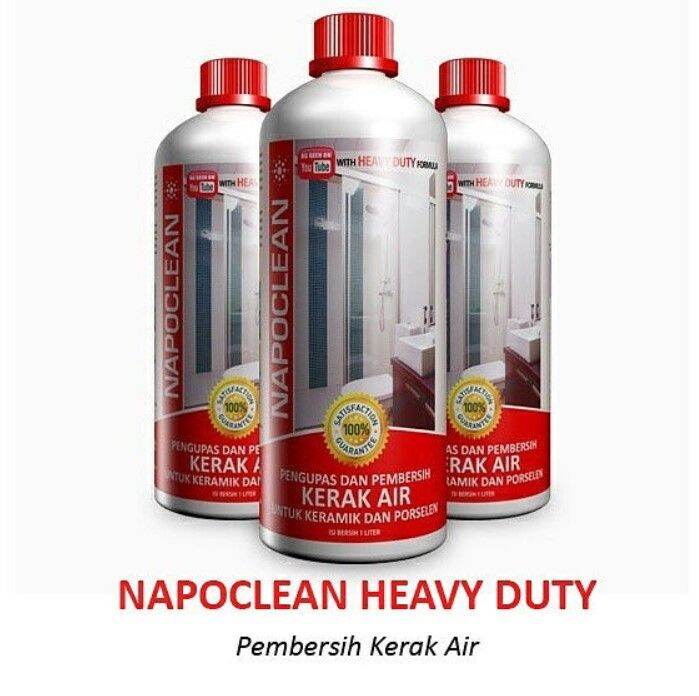 Napoclean Merah Heavy Duty Pembersih Kerak Air Keramik Porslen 1 Liter ...