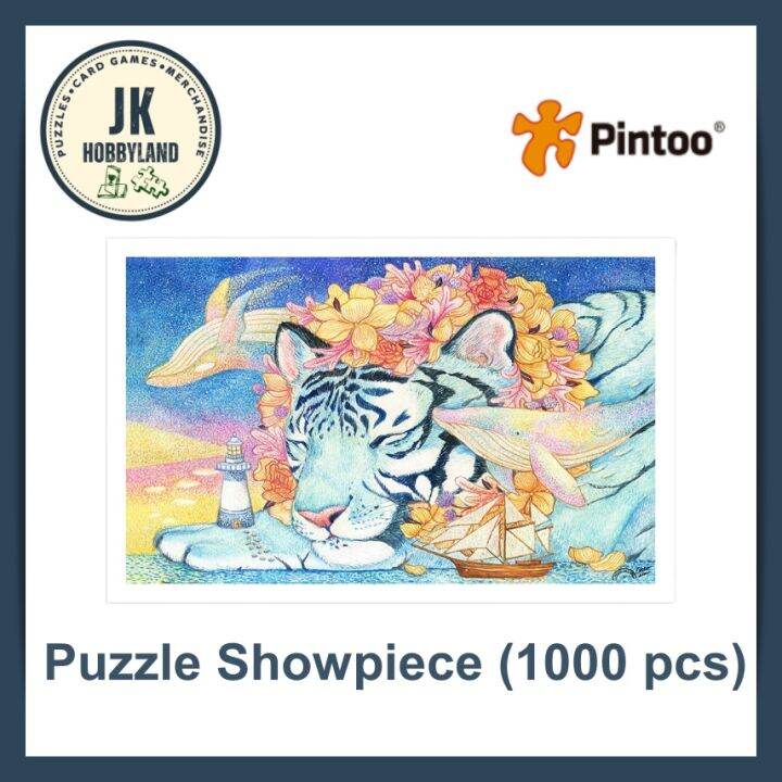 Pintoo | Cotton Lion - Patron Saint of Lighthouse Showpiece Puzzle 1000 pcs | Lazada PH