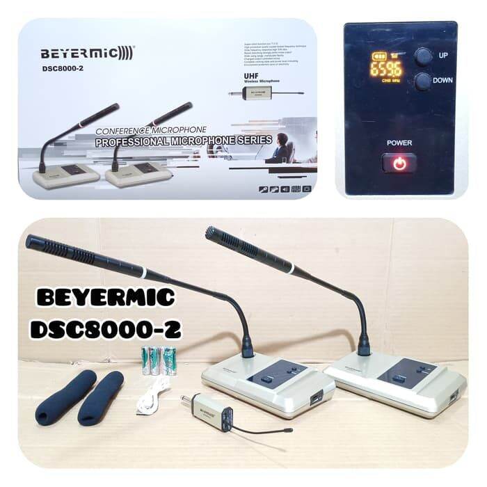 MIC MEJA WIRELESS BEYERMIC DSC8000 2 CONFERENCE MICROPHONE SYSTEM ...