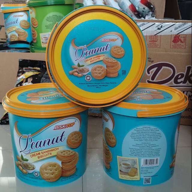 Biskitop peanut Cream Sandwich Bscuits 400gr | Lazada Indonesia