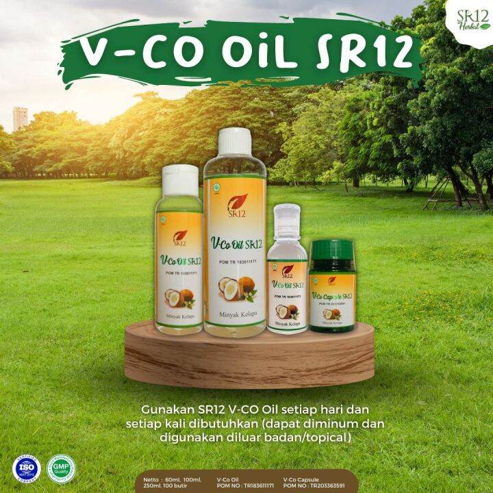 VCO OIL SR12 Virgin Coconut Oil Minyak Kelapa Murni 100% | Lazada Indonesia