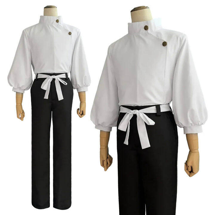 Holoun Jujutsu Jjk Manga Anime Yuta Okkotsu Cosplay Costume Wig Jacket Pants Uniform Rose Net