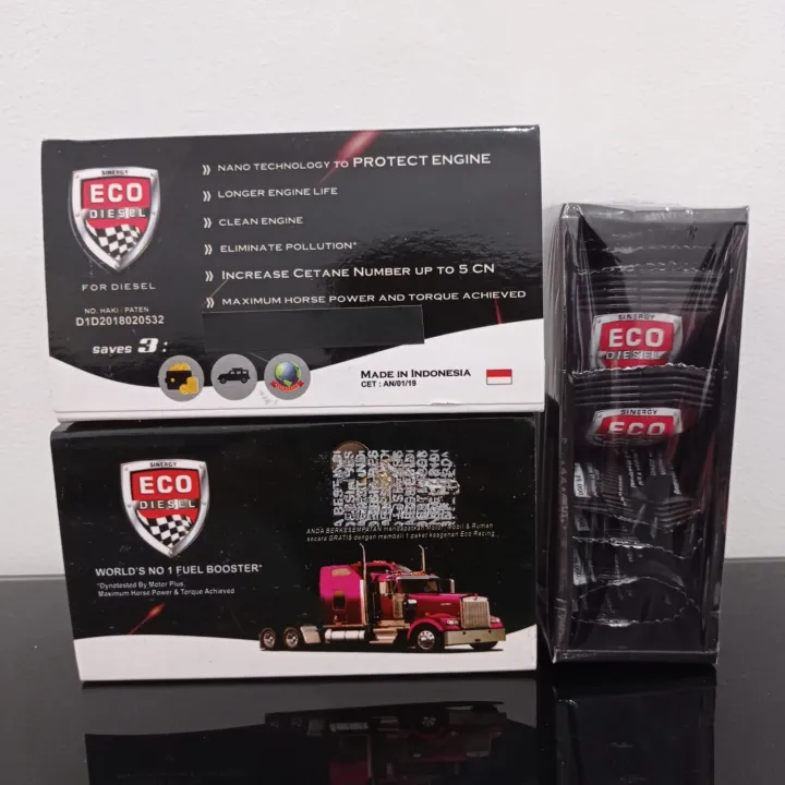 ECO RACING DIESEL ORIGINAL 100% 1 BOX ISI 10 SACHET | Lazada Indonesia