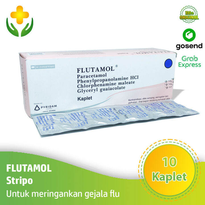 Flutamol Strip 10 Kaplet Obat Flu Batuk Demam Pilek | Lazada Indonesia