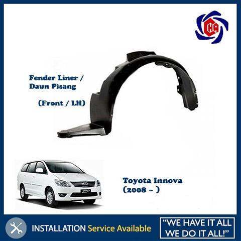 Toyota Innova (2008 ~ 2015) Fender Liner Protector / Daun Pisang (Front ...