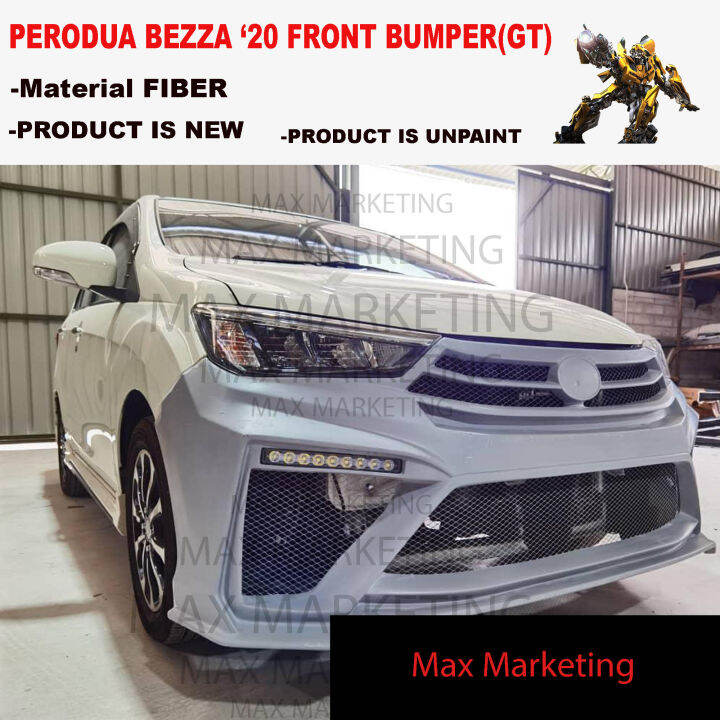 PERODUA BEZZA '20 FRONT BUMPER (GT)(FIBER) | Lazada
