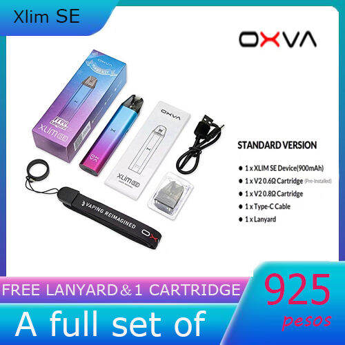 【AVIC】Oxva Xlim Se type Po d Starter Kit Legit 900 Mah Rechargeable ...
