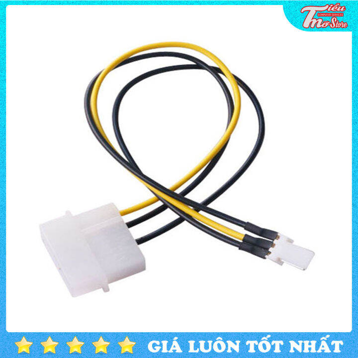 Cáp chuyển 4pin to 3pin - 4pin sang 3pin - cáp fan case | Lazada.vn