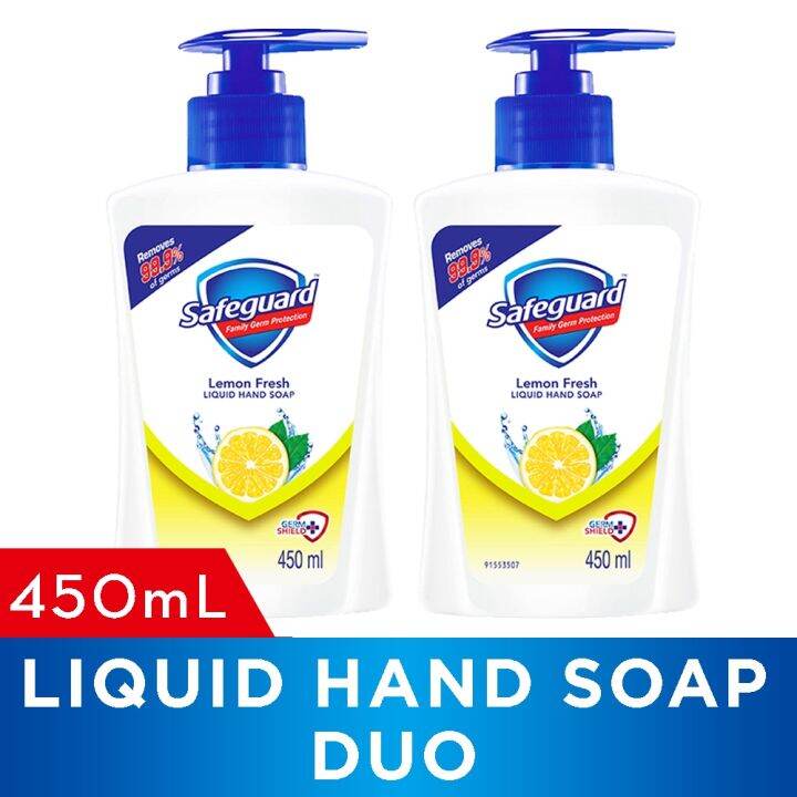 ♔safeguard Lemon Fresh Liquid Hand Soap 450ml Duo☬ Lazada Ph