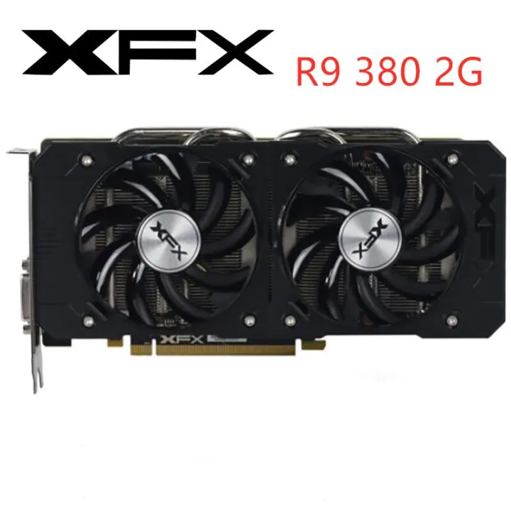 Videocard Used XFX R9 380 2GB Graphics Card For AMD Radeon R9 380X 380 ...