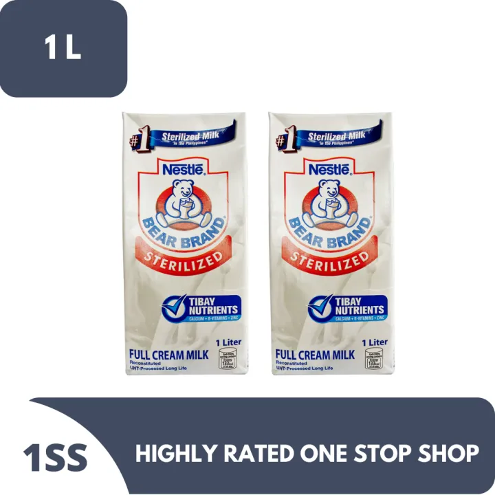 Bear Brand Sterilized 1L X 2pcs | Lazada PH