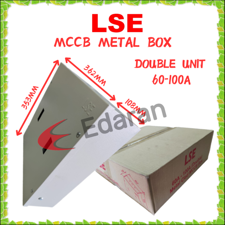 LSE MCCB METAL BOX 2 UNIT X 60A-100A (INDOOR) | Lazada
