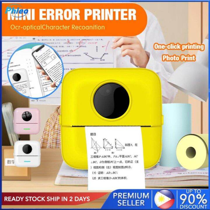 Portable Wireless Mini Printer Machine With Thermal Roll Paper ...