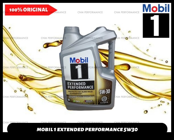 124317 Mobil 1 Extended Performance 5W30 GOLD Fully Synthetic Engine ...