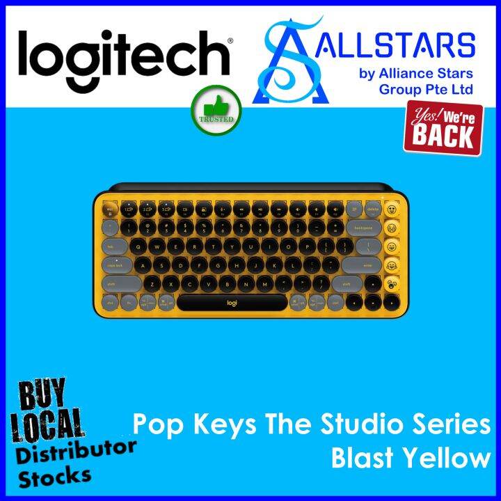 (ALLSTARS : We are Back PROMO) Logitech POP Keys (Blast Yellow) / The ...