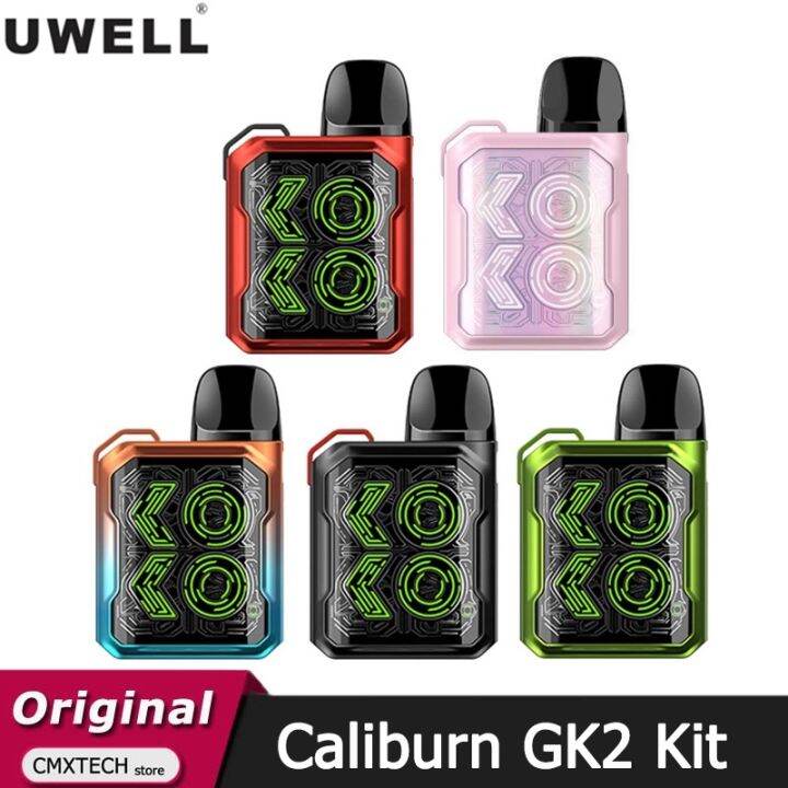 VAPE Uwell Caliburn GK2 Under Set 690mAh Battery 18W Vaporizer MOD Fit ...