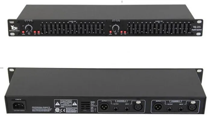 Dual Channel 15-Band Equalizer 1U Rack Mount - intl | Lazada.co.th
