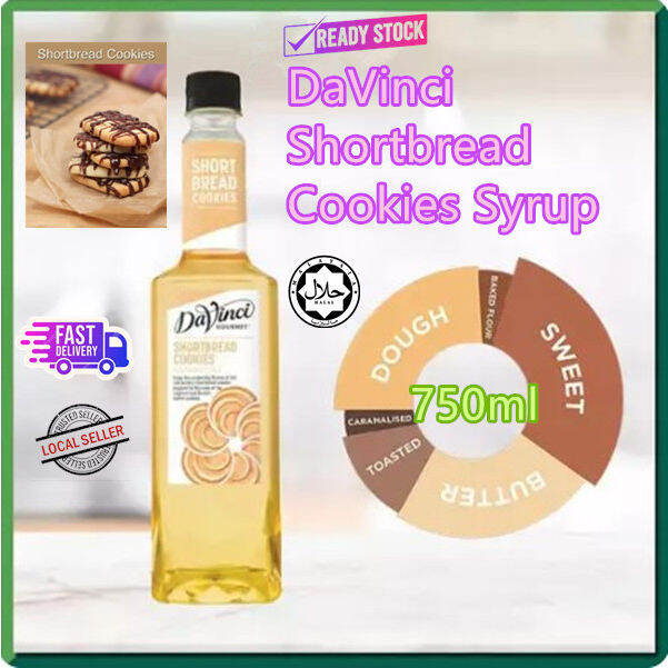 Free Gift Shortbread Cookies Syrup 750ml DaVinci Gourmet | Lazada