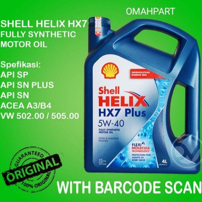 shell helix hx7 5w 40 | Lazada Indonesia