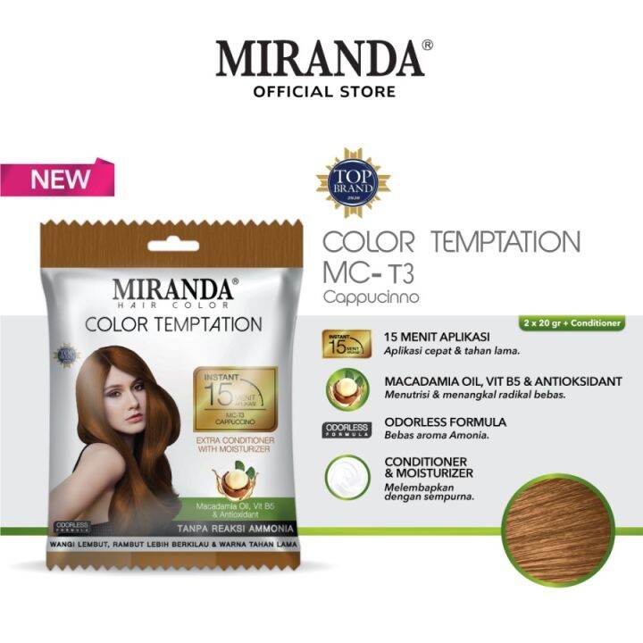 Instant 15minit New Miranda Hair Color Temptation+ Ash Blonde ...