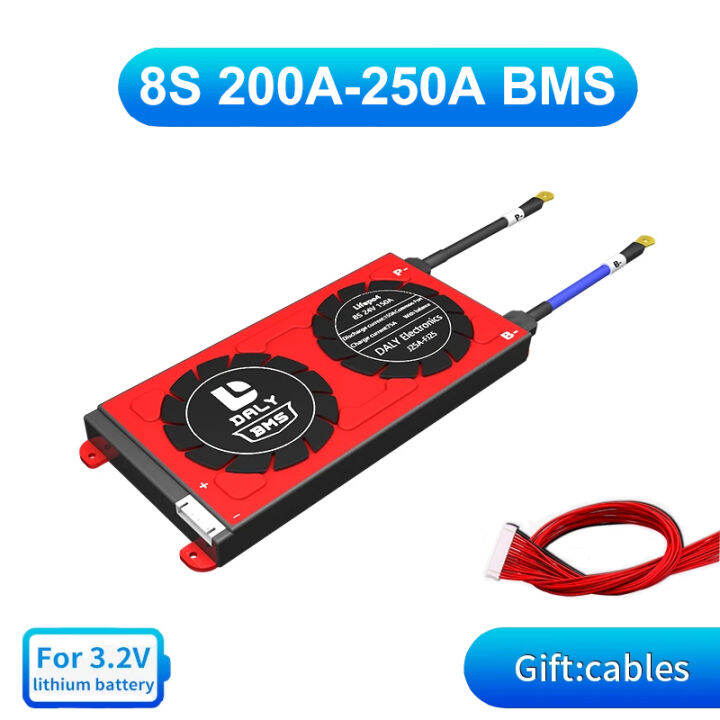 Daly LiFePO4 BMS 8S 24V 200A 250A Waterproof BMS With Balance Common Port | Lazada PH