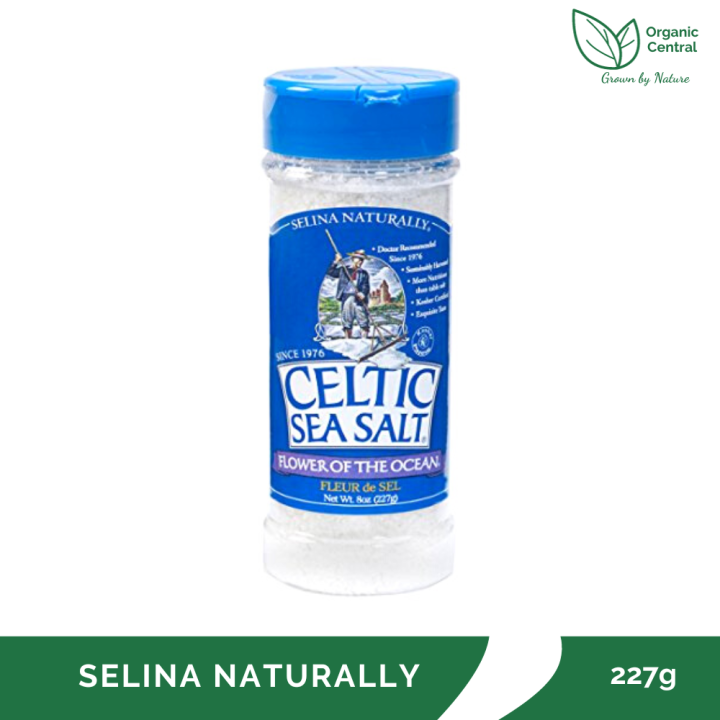 Selina Naturally Flower of the Ocean (Fleur de Sel) Celtic Sea Salt ...