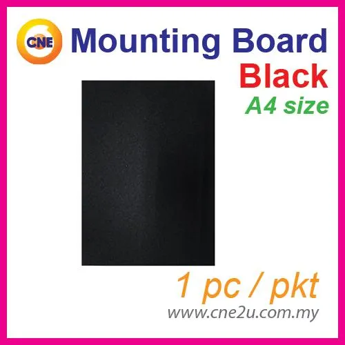 A4 Mounting Board Black (1pc/pkt) | Lazada