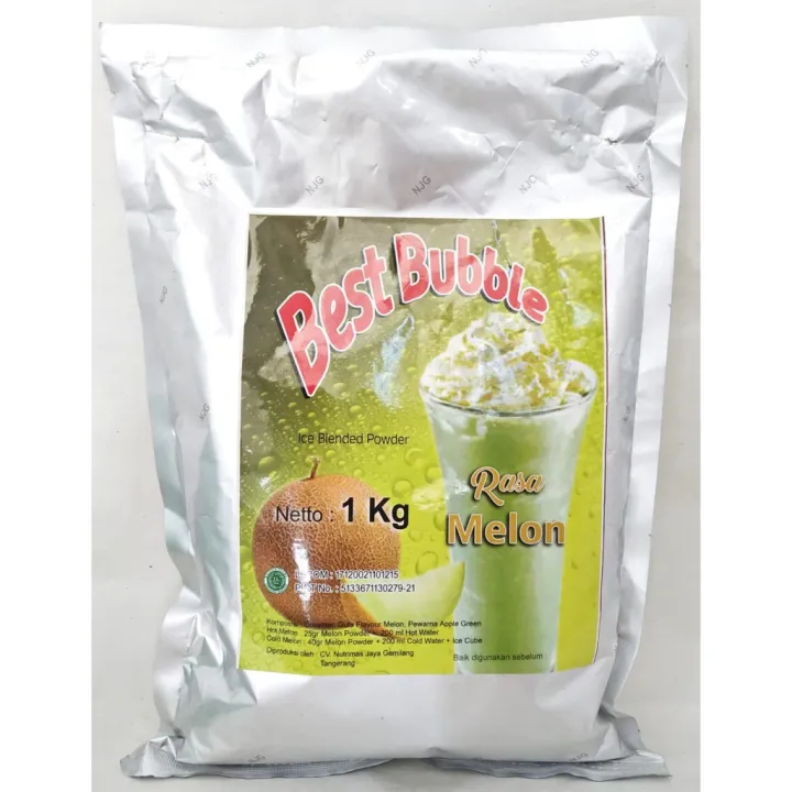 BEST BUBBLE SERBUK MINUMAN RASA MELON | Lazada Indonesia