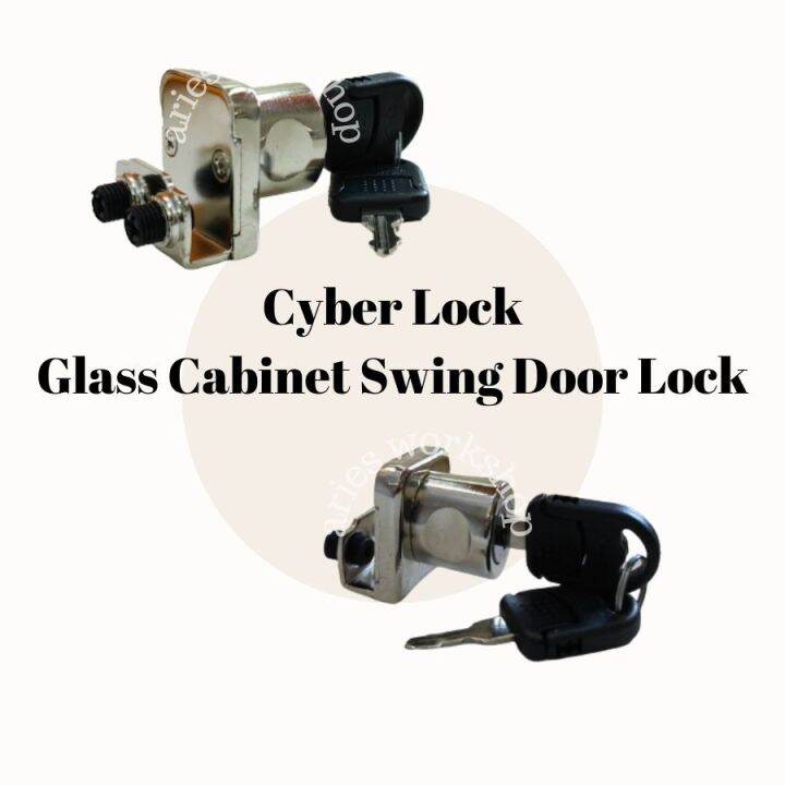 Glass Cabinet door lock / CL624-09 / Display cabinet lock / Swing Glass ...