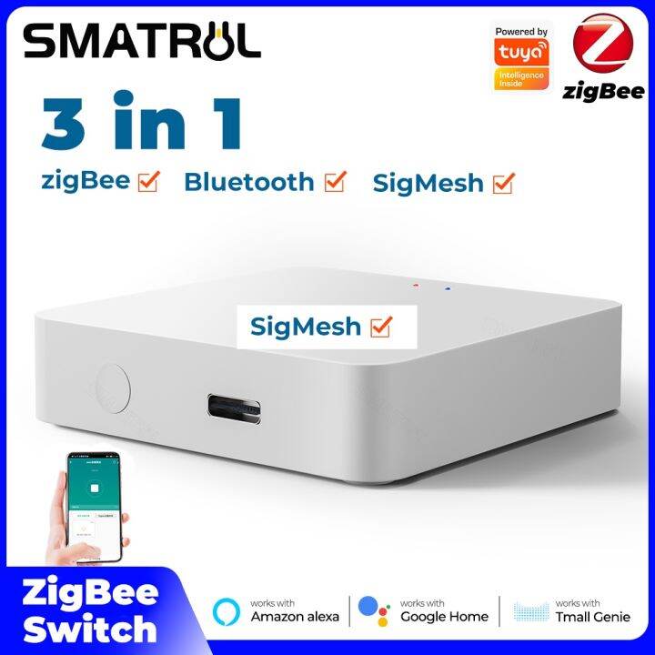 SMATRUL Tuya Multi-mode Gateway ZigBee Bluetooth Mesh Wireless Bridge ... SMATRUL Tuya Multi-mode Gateway ZigBee Bluetooth Mesh Wireless Bridge ...