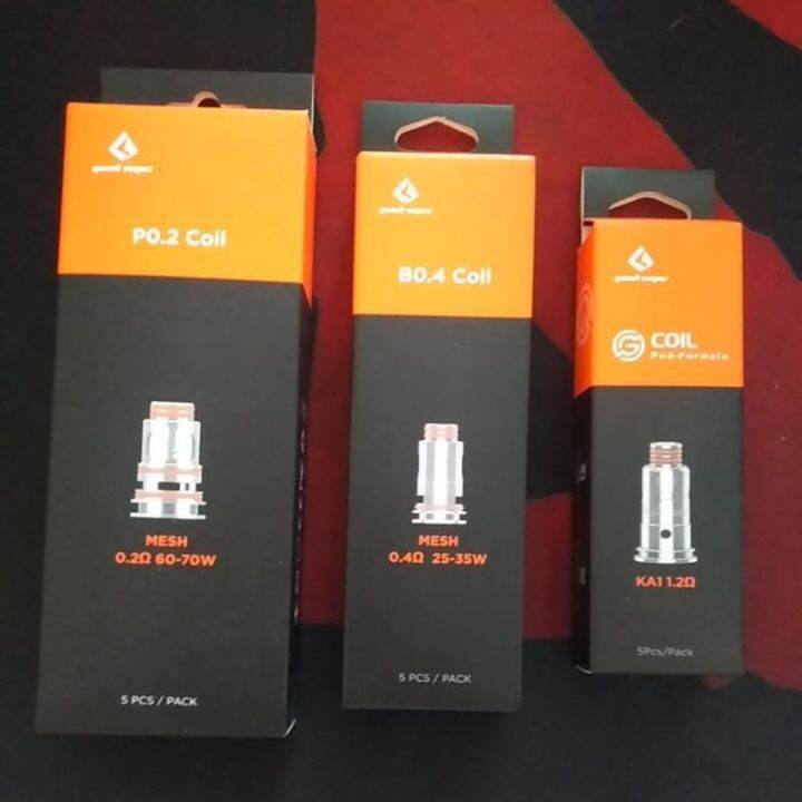 geek vape occ P0.6ohm mesh/B0.4ohm mesh/KA1 1.2ohm (sold per 1pc ...
