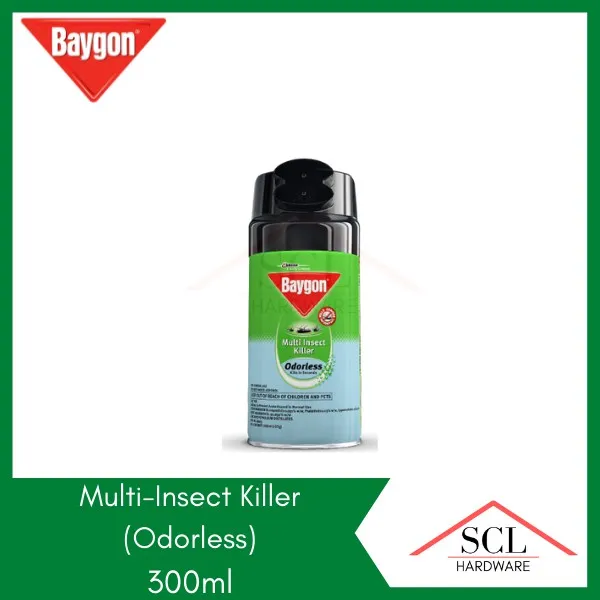 practical BAYGON Multi-Insect Killer Odorless 300ml / 500ml | Lazada PH