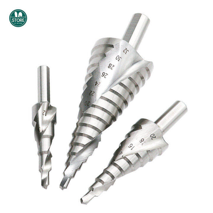 High-speed steel 4241 triangular handle silver spiral groove ladder ...