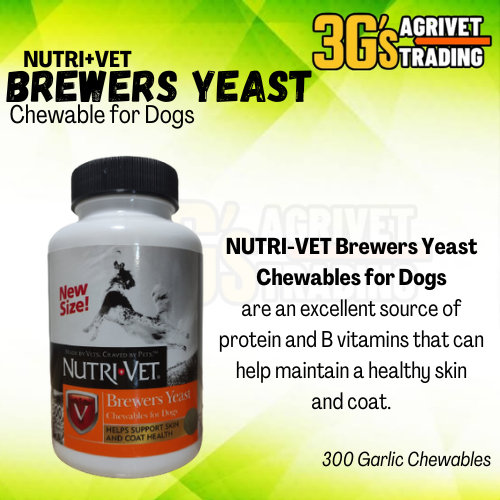 [3G AGRIVET] 1PC BREWERS YEAST/CHEWABLES FOR DOGS/ NUTRIVET/ FOR DOGS ...