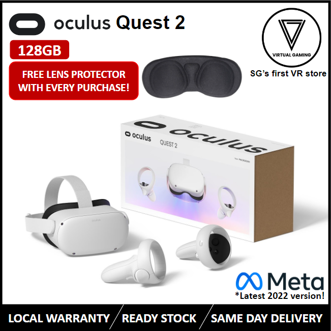 Oculus Quest 2 by Meta Advanced All-In-One Virtual Reality VR Headset (128GB / 256GB) Ready ...